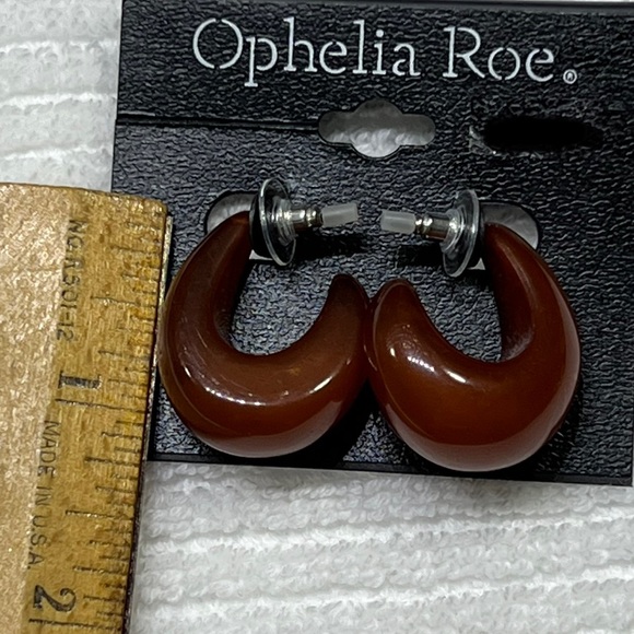 Ophelia Roe | Jewelry | New Ophelia Roe Brown Earrings Box | Poshmark